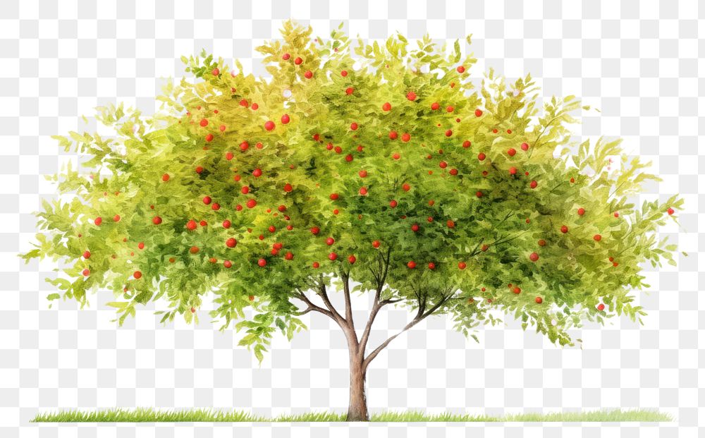 PNG Apple tree border plant | Premium PNG - rawpixel