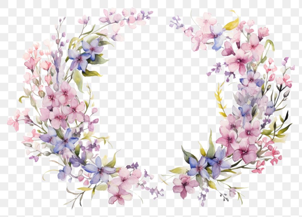 PNG Spring flower wreath blossom | Premium PNG - rawpixel