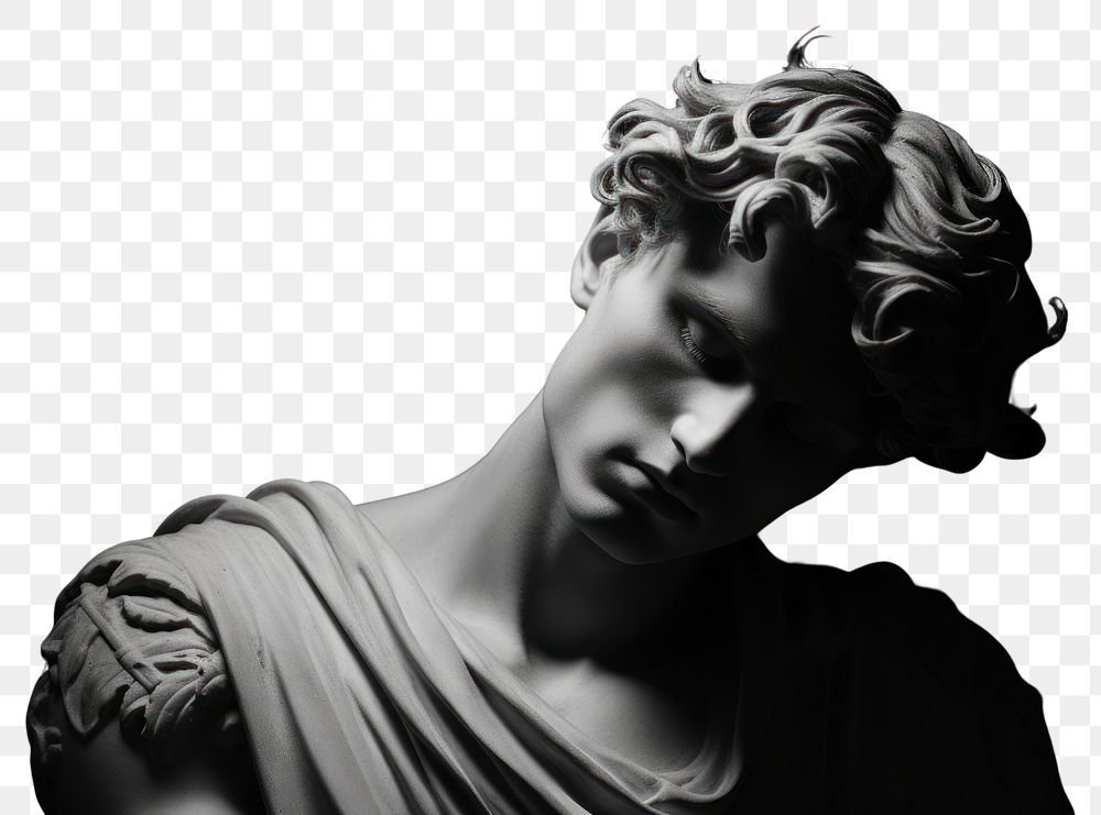 PNG Sculpture portrait statue art. | Free PNG - rawpixel