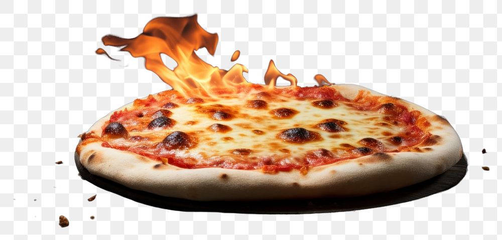 PNG Pizza food burning fire. | Premium PNG - rawpixel