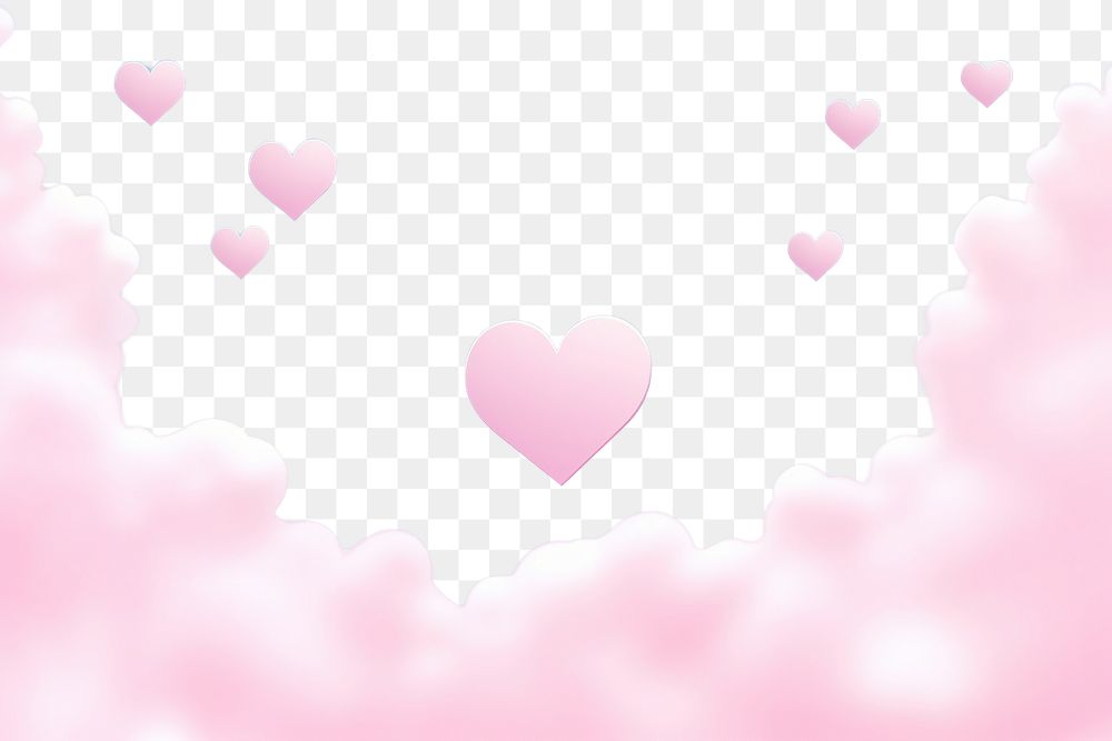 PNG Heart backgrounds abstract cloud. | Premium PNG - rawpixel