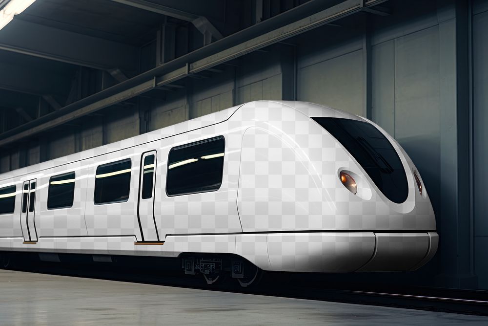 Subway train png transparent mockup | Premium PNG - rawpixel