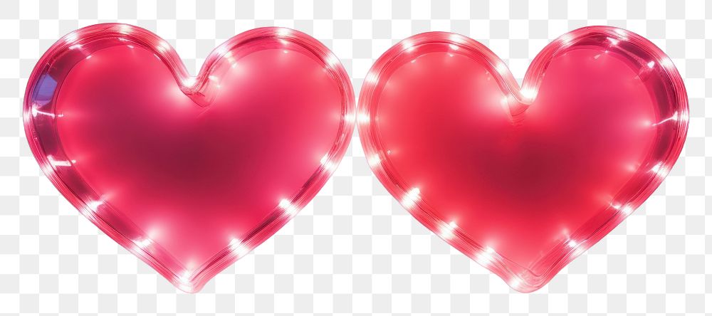 PNG Heart light pink neon. | Premium PNG - rawpixel