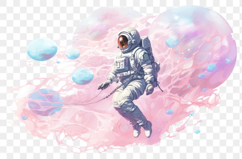 PNG Floating Astronaut astronaut drawing | Free PNG - rawpixel