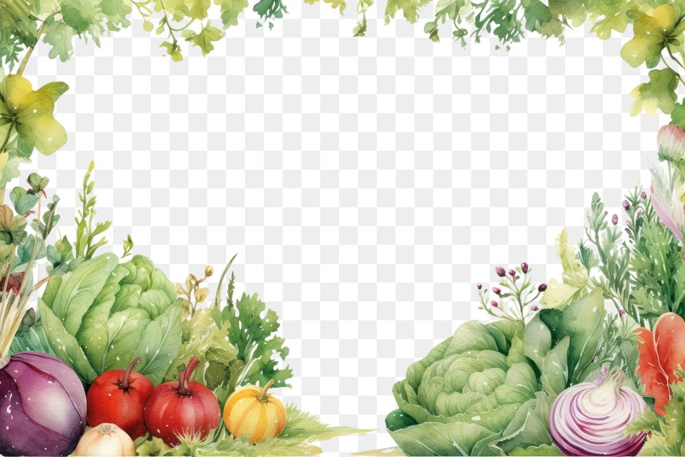PNG Vegetable garden landscape painting | Premium PNG - rawpixel