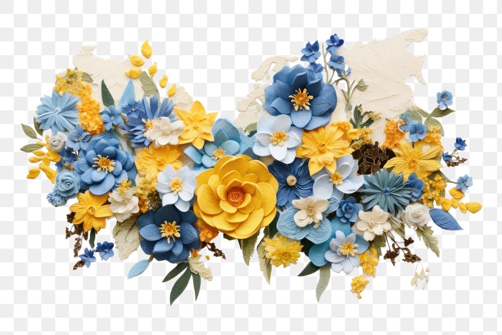 PNG Flowers world map pattern | Free PNG - rawpixel