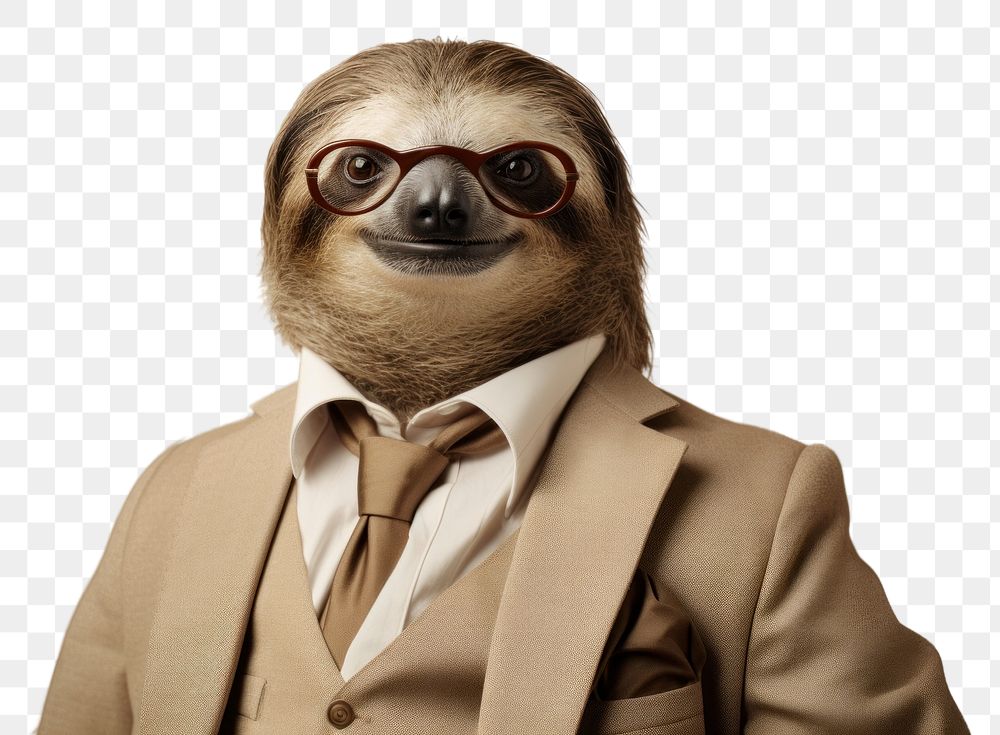 PNG Sloth portrait animal wildlife. | Free PNG - rawpixel