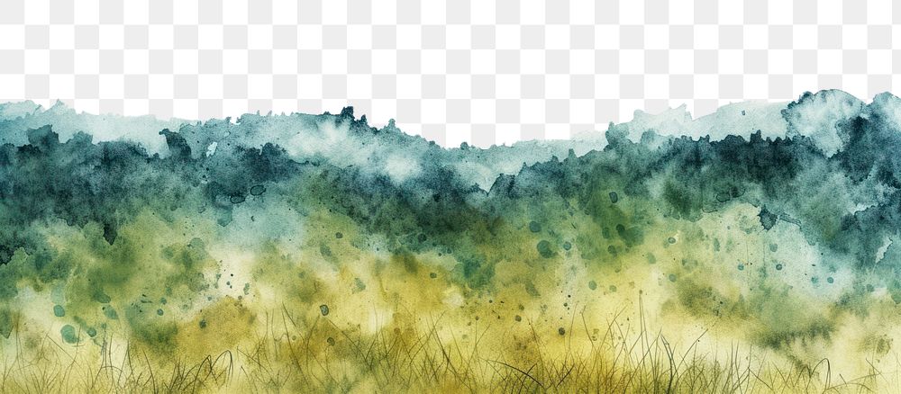 PNG Field landscape nature outdoors. | Premium PNG - rawpixel