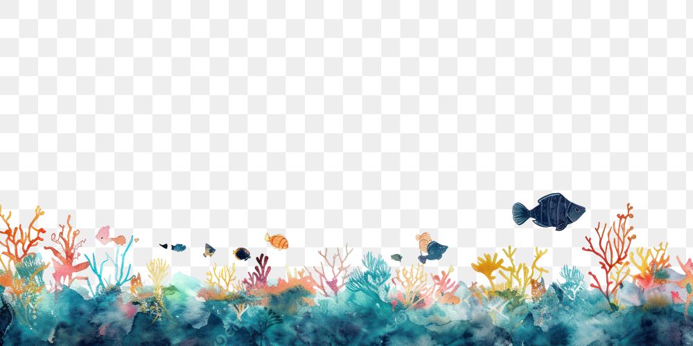 Coral+border Sea Images | Free Photos, PNG Stickers, Wallpapers ...