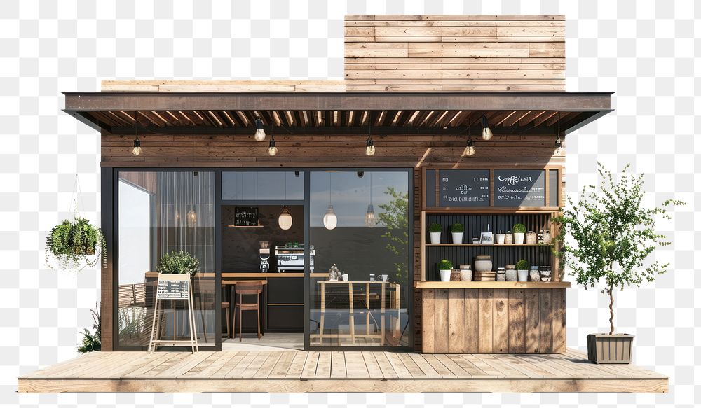 PNG Coffee shop architecture table | Premium PNG - rawpixel