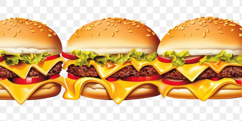 PNG Burger line horizontal border | Free PNG - rawpixel