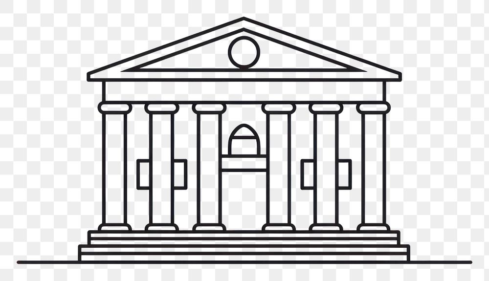 PNG Banking line logo icon | Free PNG - rawpixel