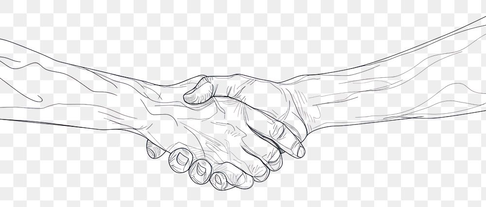 PNG Handshake handshake agreement drawing. | Free PNG - rawpixel