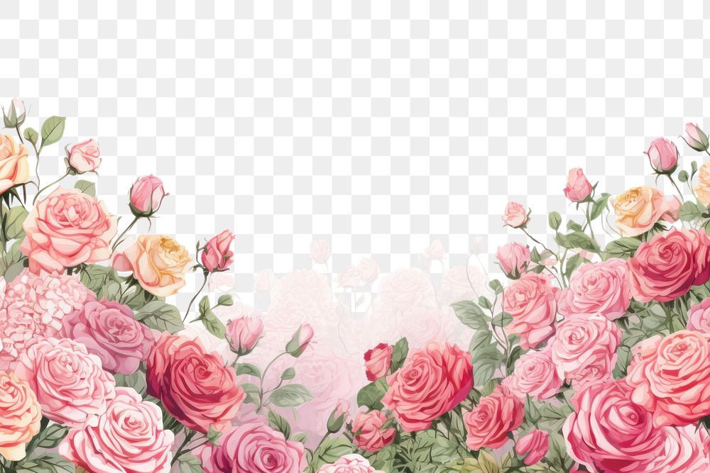 PNG Flower rose backgrounds pattern | Premium PNG - rawpixel