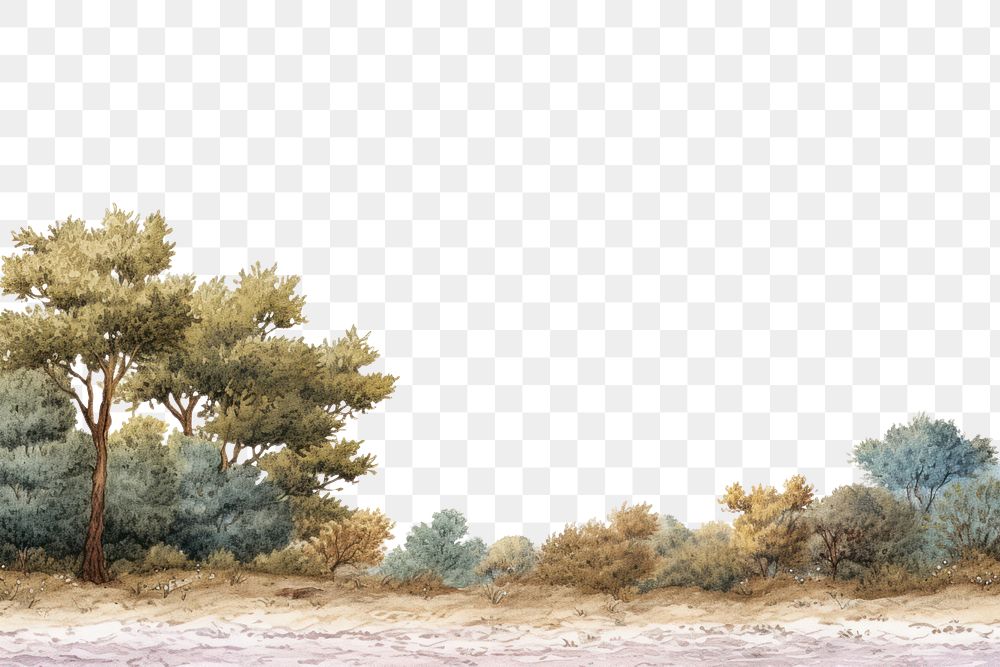 PNG Landscape tree outdoors nature. | Premium PNG - rawpixel