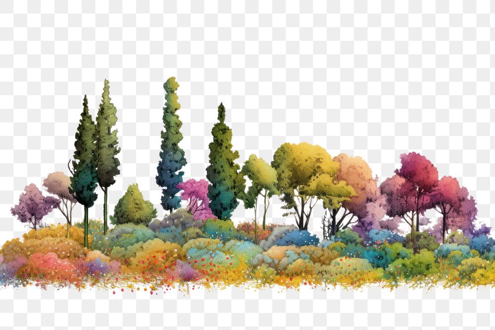 PNG Landscape tree outdoors woodland. | Premium PNG - rawpixel