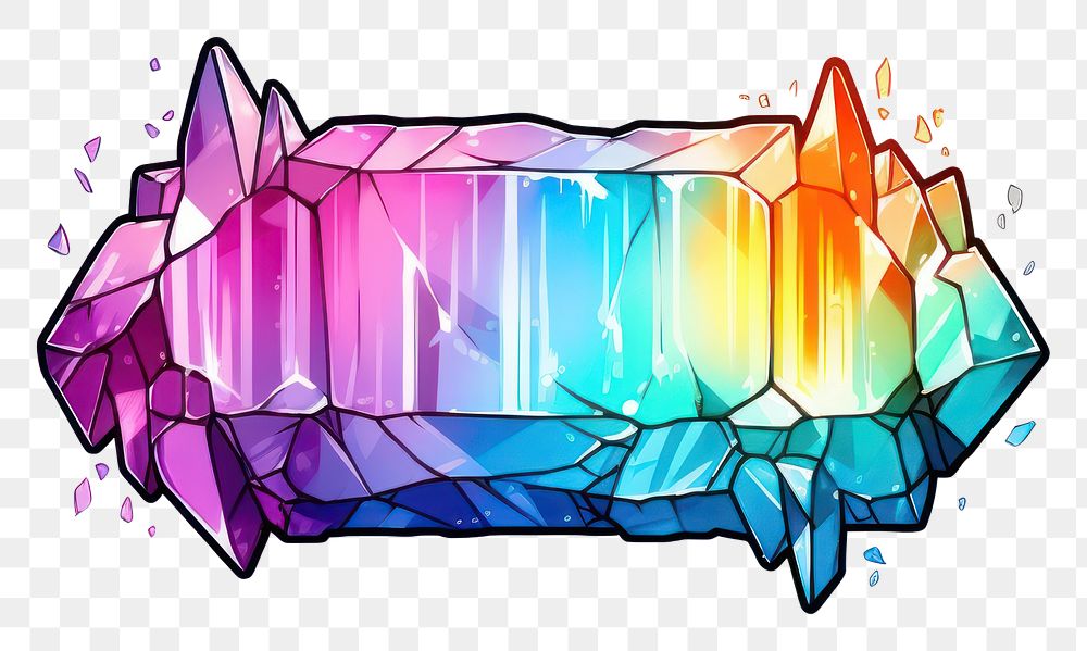 PNG Rectangle crystal frame design | Premium PNG - rawpixel