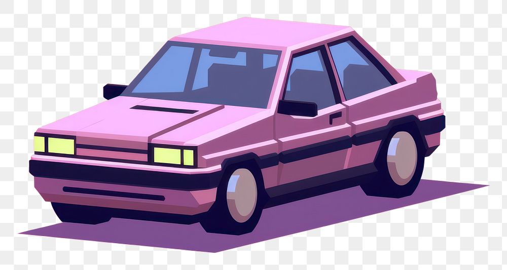 PNG Car pixel vehicle transportation | Free PNG - rawpixel