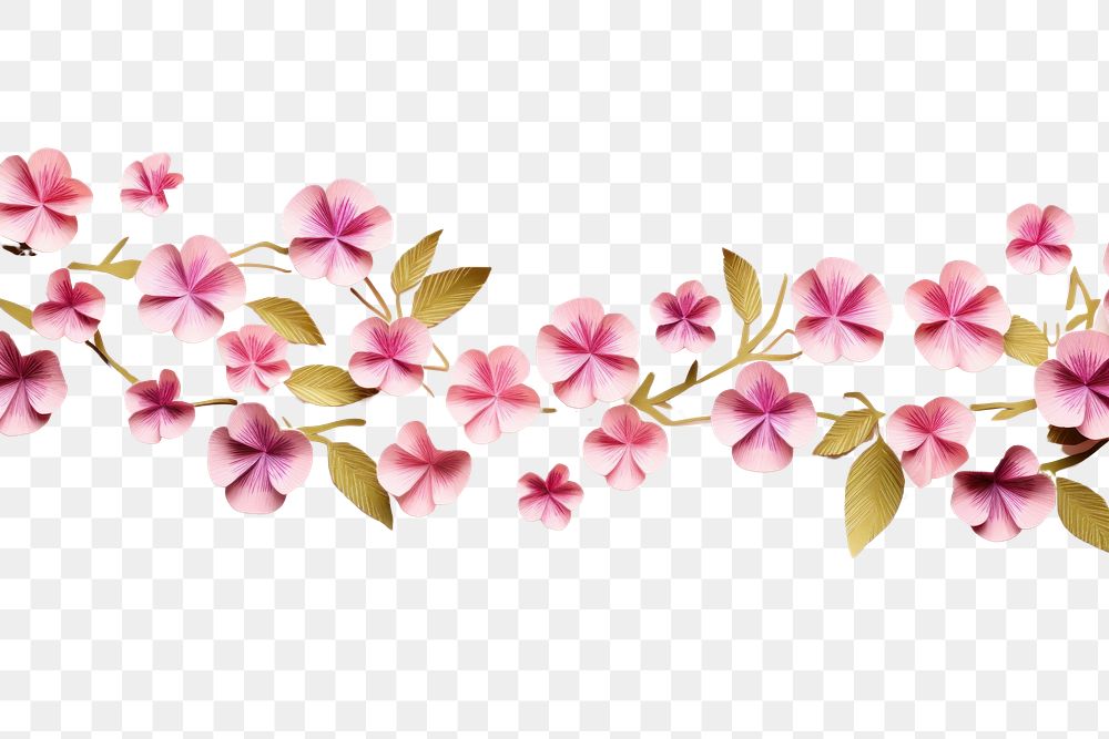 PNG Primrose floral border flower | Free PNG - rawpixel