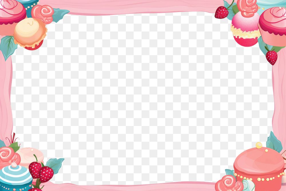 Cartoon Strawberries Border Images | Free Photos, PNG Stickers ...