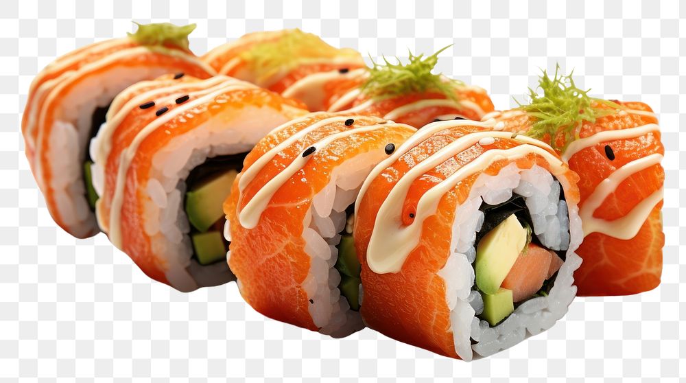 PNG Sushi rolls food rice | Premium PNG - rawpixel