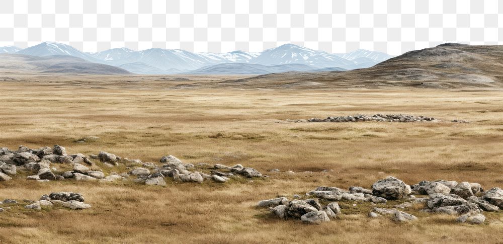 PNG Tundra landscape nature outdoors | Free PNG - rawpixel