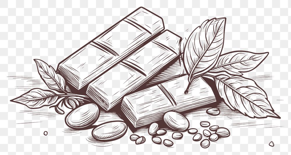 PNG Dark Chocolate sketch drawing | Free PNG - rawpixel
