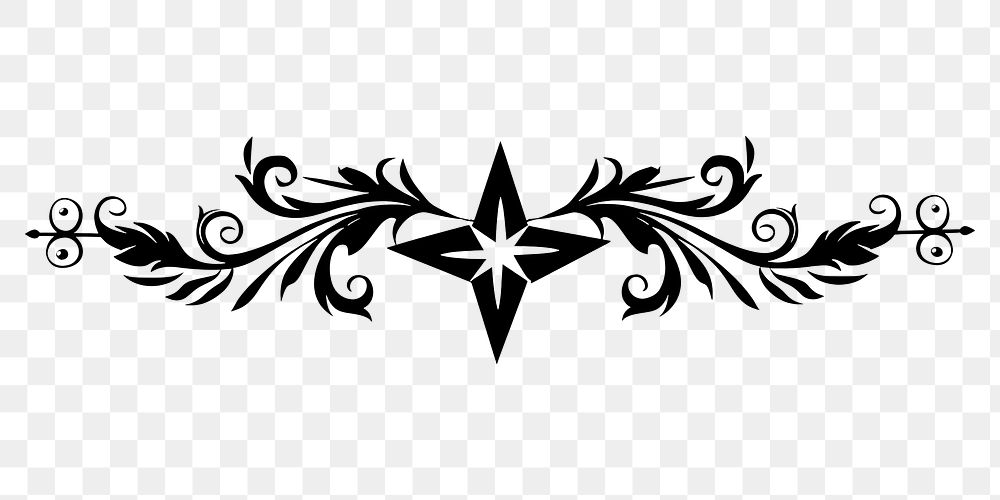 PNG Divider graphic star white | Free PNG - rawpixel