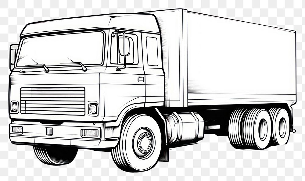 PNG Lorry vehicle sketch truck | Free PNG - rawpixel