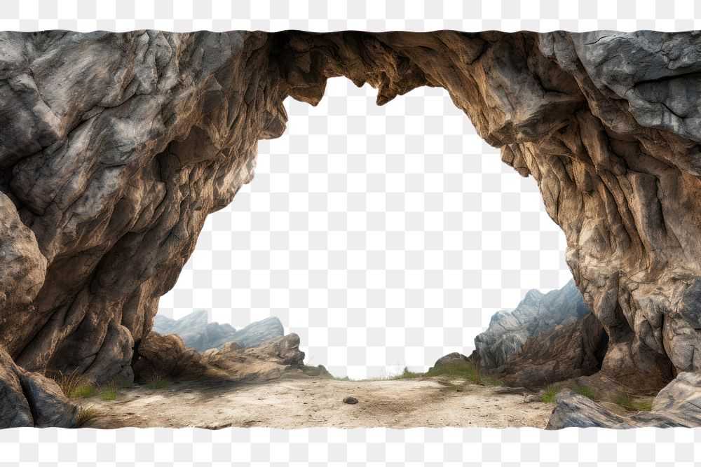 PNG Cave as border outdoors | Premium PNG - rawpixel