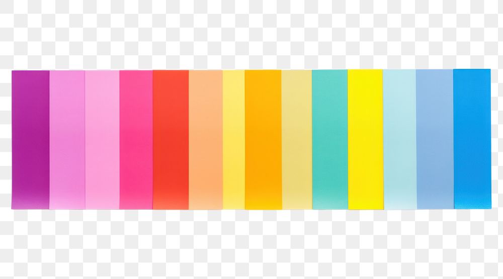 PNG Vibrant colors adhesive strip | Premium PNG - rawpixel