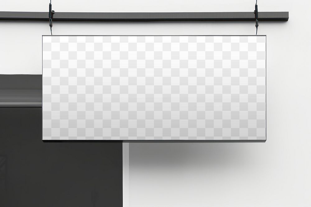 Hanging shop sign png mockup, | Free PNG - rawpixel