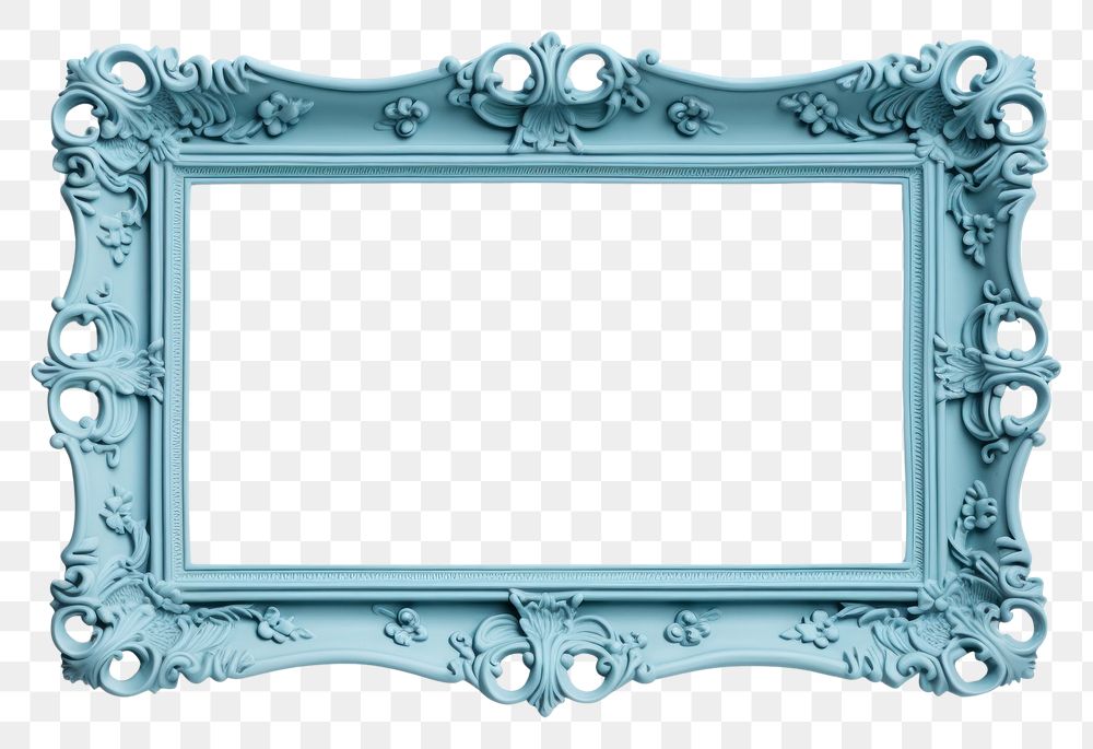 PNG Blue rectangle frame white | Premium PNG - rawpixel
