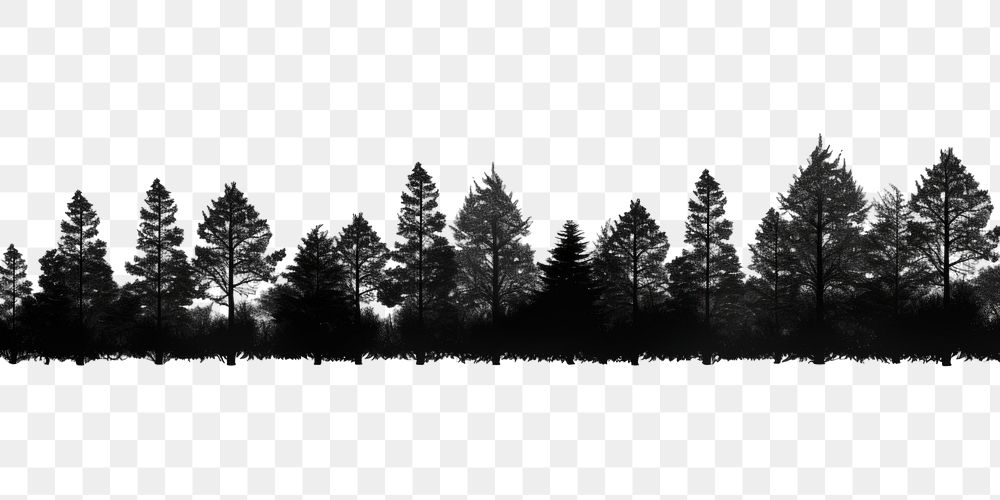 PNG Tree line horizontal border | Premium PNG - rawpixel