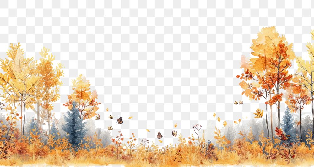 PNG Autumn forest backgrounds landscape | Premium PNG - rawpixel