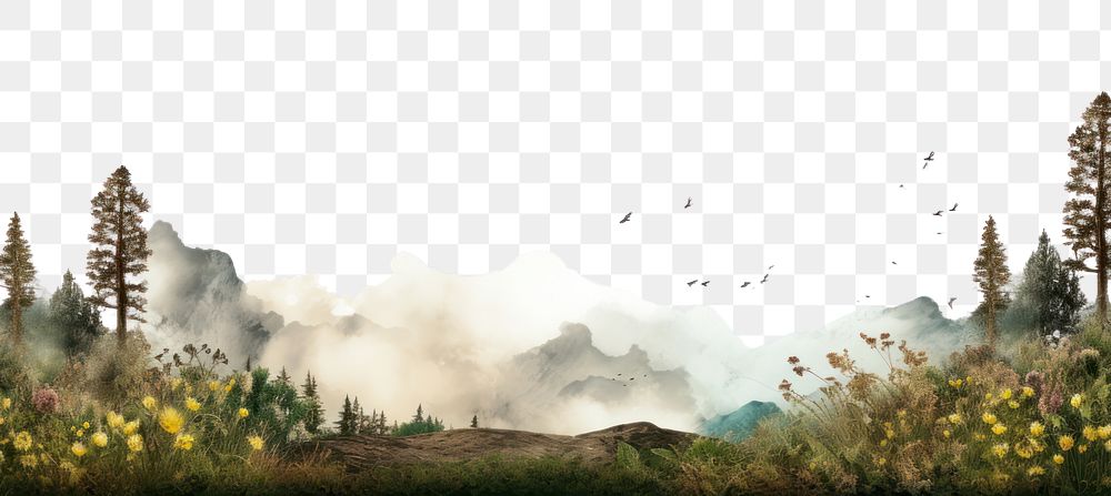 PNG Landscapes wilderness outdoors nature. | Free PNG - rawpixel