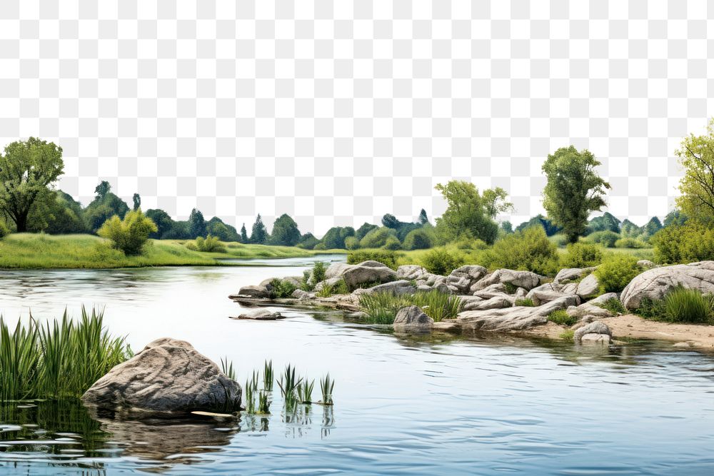 PNG River landscapes outdoors nature | Premium PNG - rawpixel