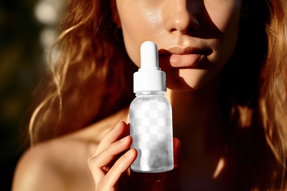 Dropper bottle png mockup, transparent | Premium PNG - rawpixel