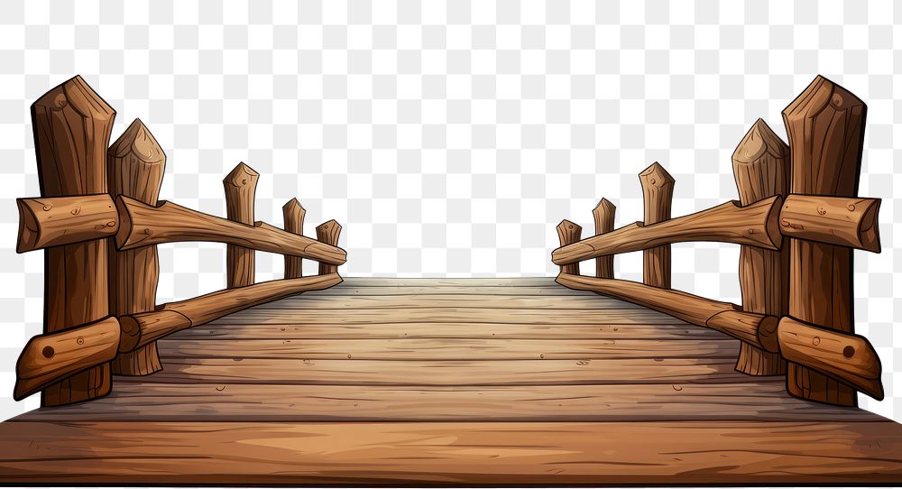 PNG Wooden bridge architecture boardwalk | Premium PNG - rawpixel