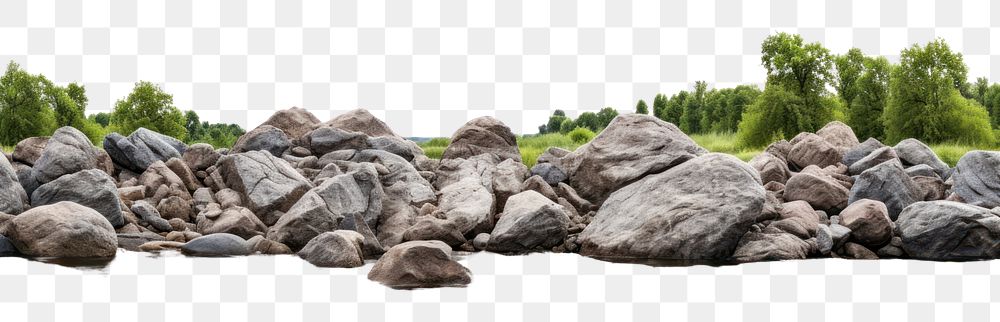 PNG River side rock landscape | Premium PNG - rawpixel