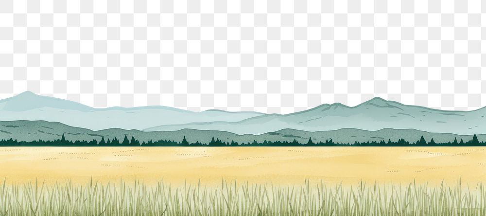 PNG Rice field landscape panoramic | Free PNG - rawpixel