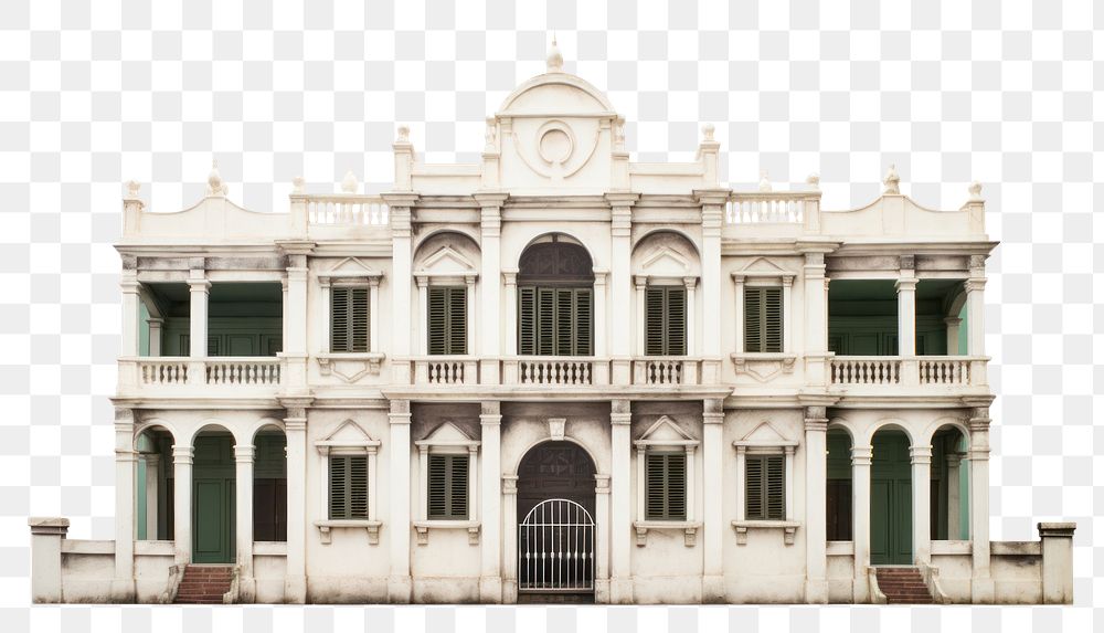 PNG Colonial architecture building house. | Premium PNG - rawpixel