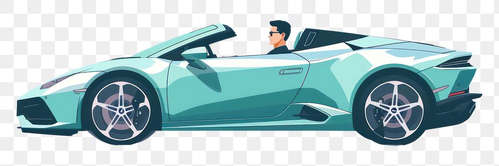 PNG Man driving sports car | Free PNG - rawpixel