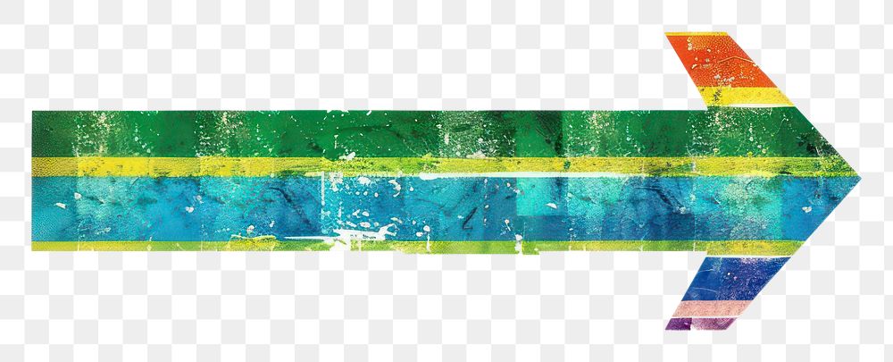 PNG Rainbow arrow image font | Free PNG - rawpixel