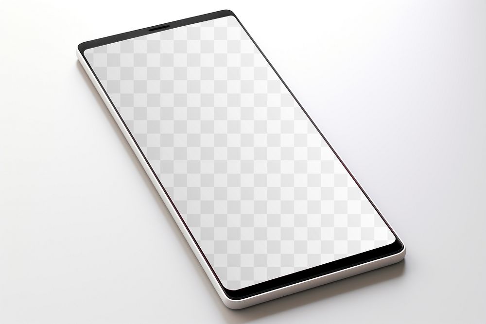 PNG phone screen mockup, transparent | Free PNG - rawpixel