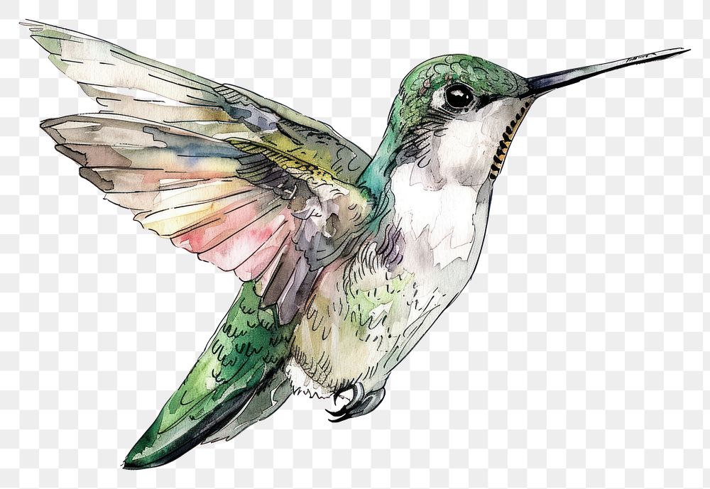 PNG Hummingbird hummingbird cartoon animal. | Premium PNG - rawpixel