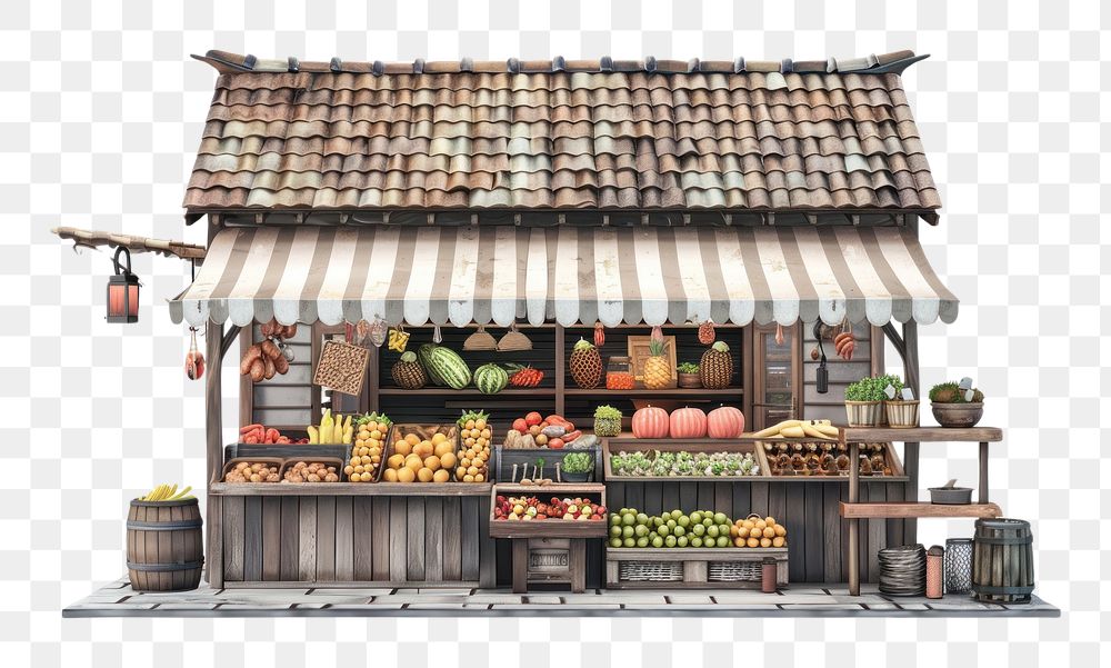 PNG Food Market food architecture | Free PNG - rawpixel