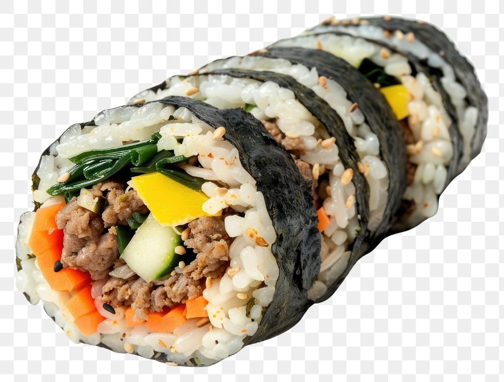 PNG Kimbap food produce grain. | Free PNG - rawpixel