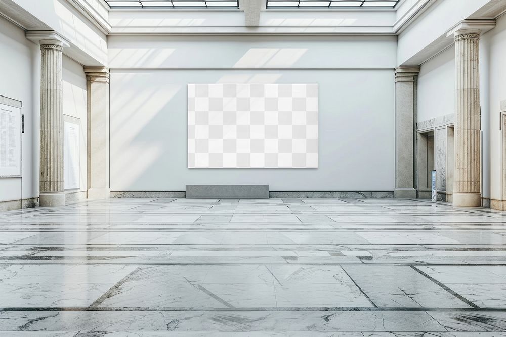 PNG art museum frame mockup, | Premium PNG - rawpixel