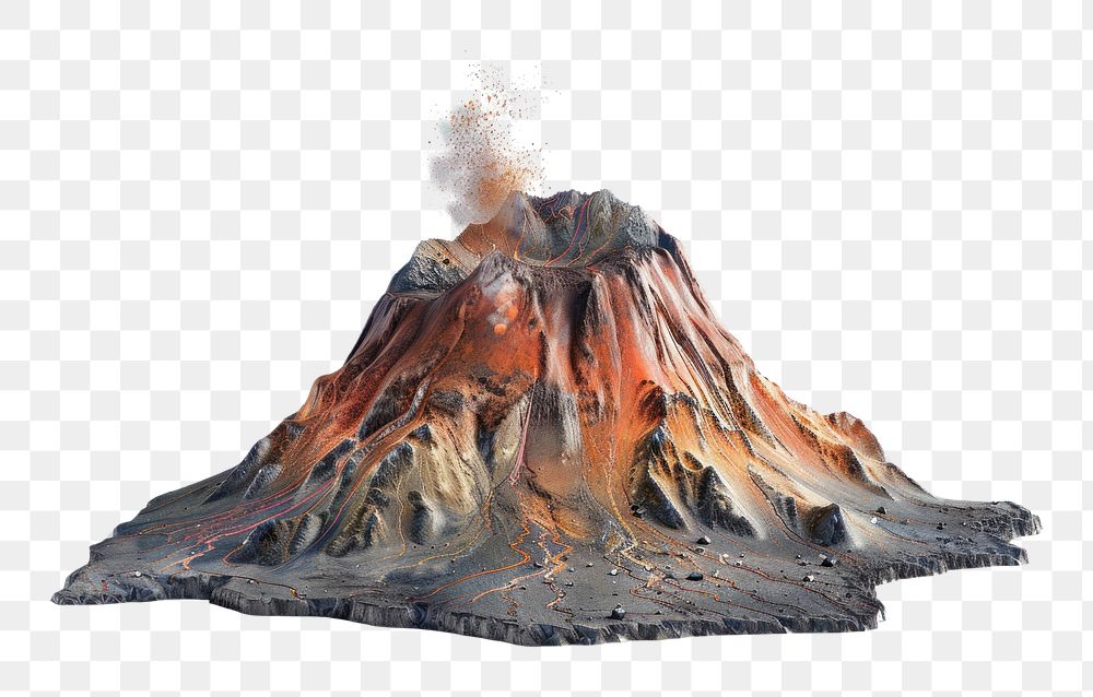 PNG Volcano santa maria mountain | Free PNG - rawpixel